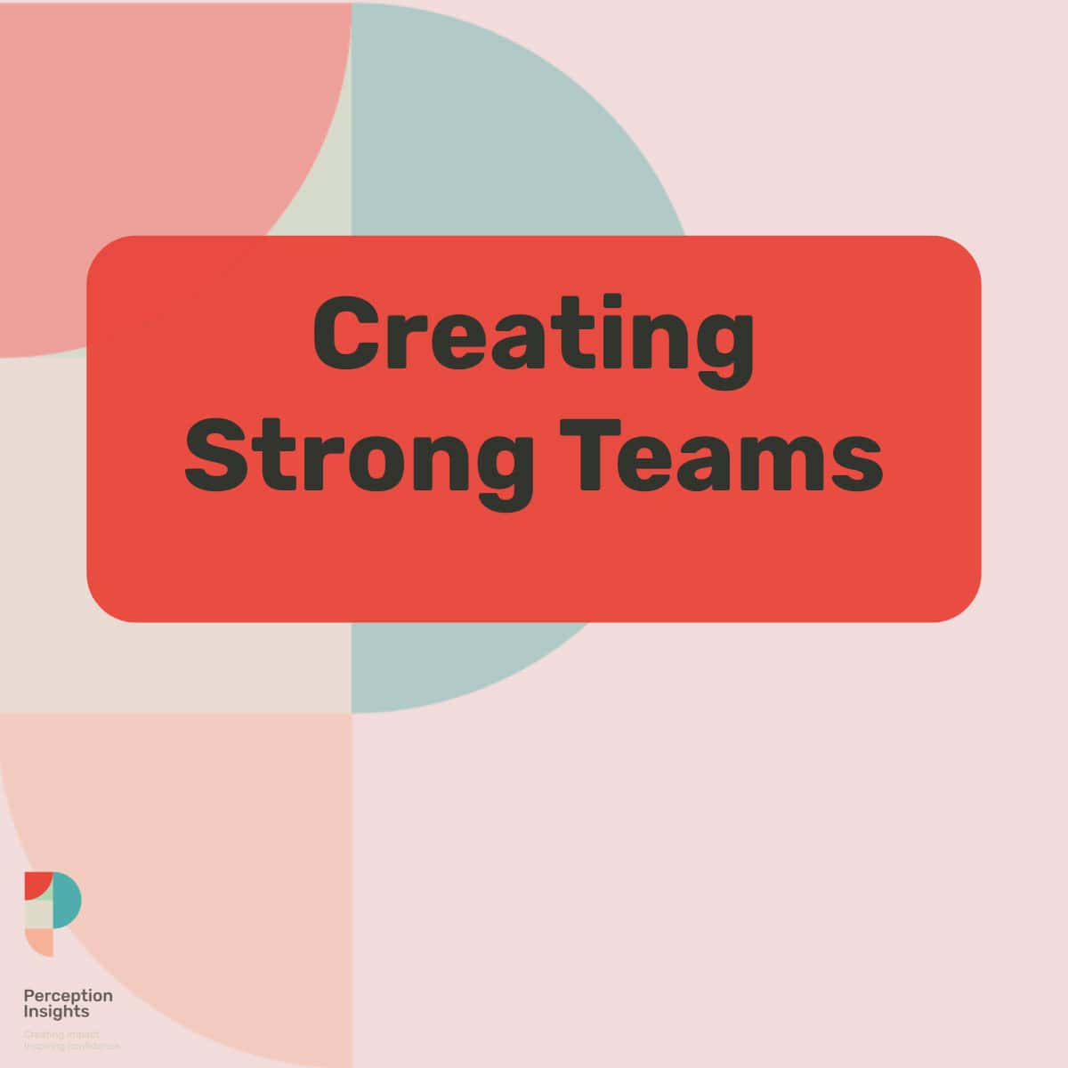 Creating Strong Teams - Perception Insights